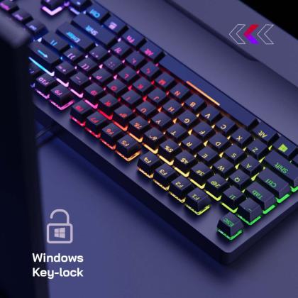 Redgear Shadow Blade Gaming Keyboard with Drive Customization, Spectrum ...