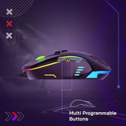 Redgear A-15 Wired Gaming Mouse with Multi Programmable Button and ...