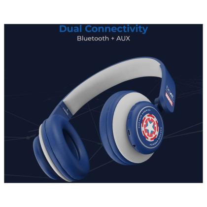 boAt Marvel Edition Rockerz 450 Captain America On-Ear Wireless ...