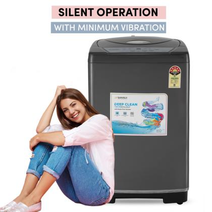 Sansui 7.5 Kg Fully Automatic Top Loading Washing Machine with 10 Wash ...