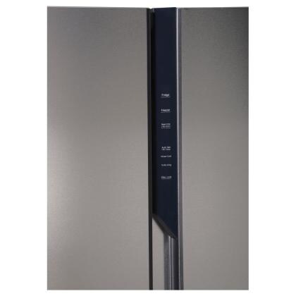 Haier 630 liters Side-by-Side Refrigerator, Inox Steel HRT-683IS - JioMart