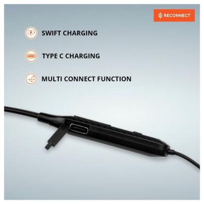 Reconnect Dank Neckband with IPx4, water resistance, 16Hrs Battery ...