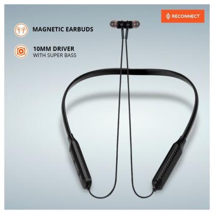 Reconnect Dank Neckband with IPx4, water resistance, 16Hrs Battery ...