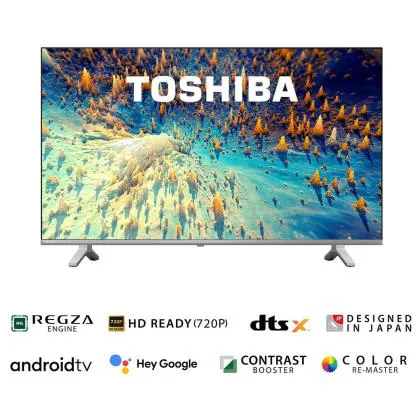Toshiba 80 cm (32 inch) HD Ready Smart Certified Android LED TV 32V35KP (black) (2021 model ...