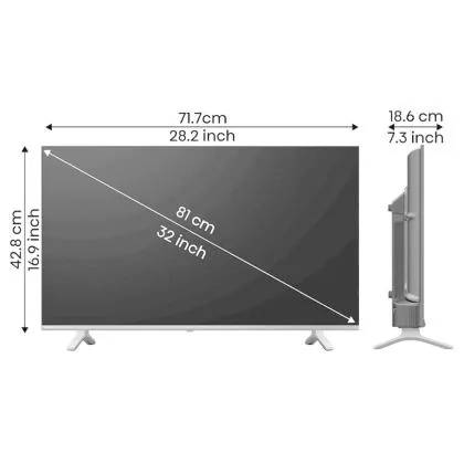 Toshiba 80 cm (32 inch) HD Ready Smart Certified Android LED TV 32V35KP ...