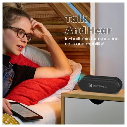 Portronics 15 Watts Phonic True Wireless Speaker with Mic, Splash ...