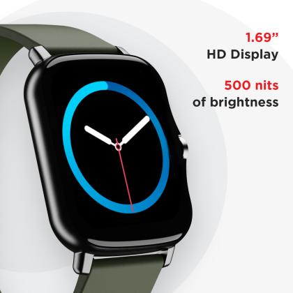 boAt Wave Fit Smart Watch (Olive Green) - JioMart