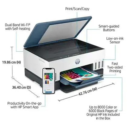 HP 675 Inkjet Multi-function Color Wi-Fi Printer - JioMart