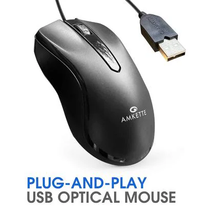 Amkette Kwik Pro 7 Optical Wired Mouse - JioMart