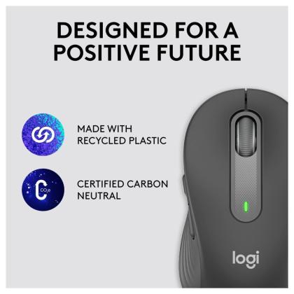 Logitech Signature M650 Wireless Optical Mouse with Silent Click, Graphite - JioMart