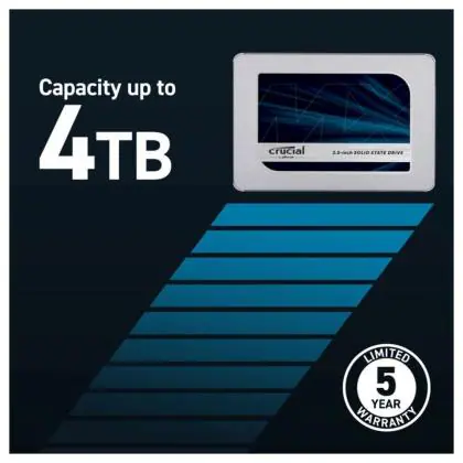 Crucial by Micron 250 GB MX500 3D NAND SATA 2.5 inch (7 cm) Hard Drive ...