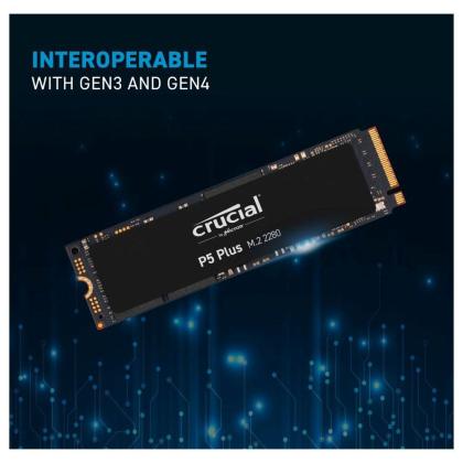 Crucial by Micron P5 Plus 500 GB PCIe M.2 2280SS Gaming SSD - JioMart