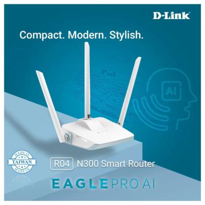 Dlink R04 Eagle Pro AI N300 Smart Router - JioMart