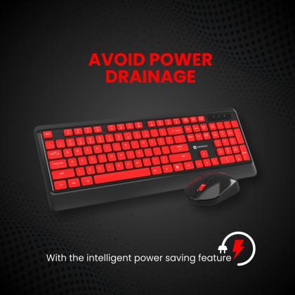 Portronics Key5 Wireless Keyboard and Mouse Combo, Black - JioMart