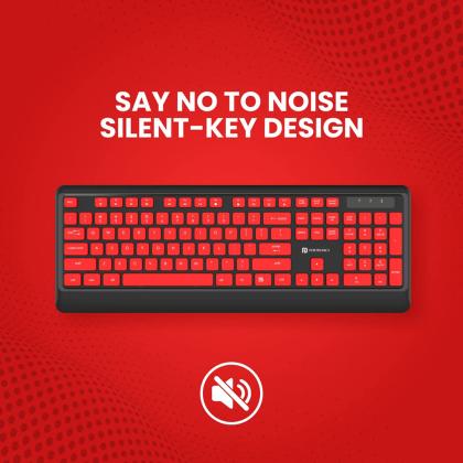 Portronics Key5 Wireless Keyboard and Mouse Combo, Black - JioMart