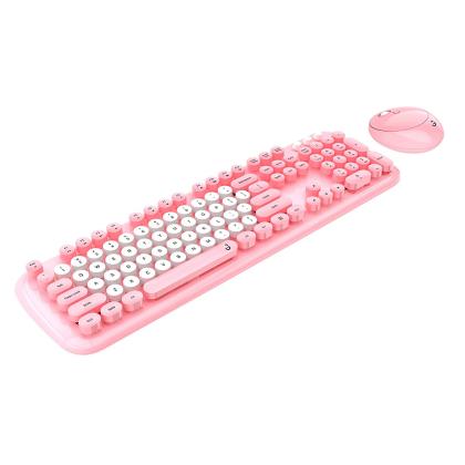 iGear KeyBee Pro Wireless Keyboard and Mouse Combo, Pink - JioMart