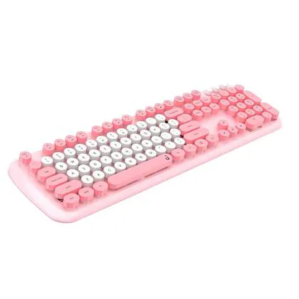 iGear KeyBee Pro Wireless Keyboard and Mouse Combo, Pink - JioMart