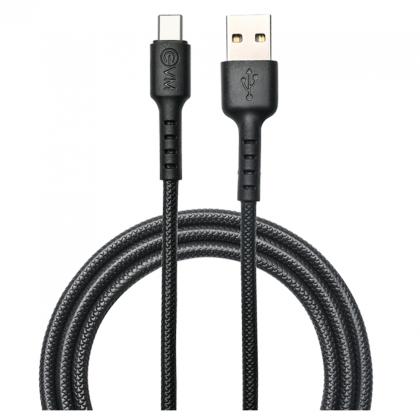 Evm EVM-C-012 1M Type-C USB Cable, Black - JioMart