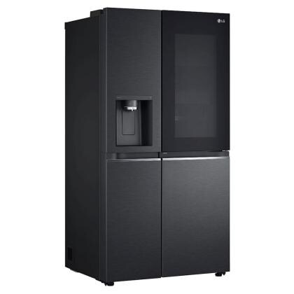 LG 674 Litre Side-by-Side Refrigerator, Matt Black GC-X257CQES - JioMart