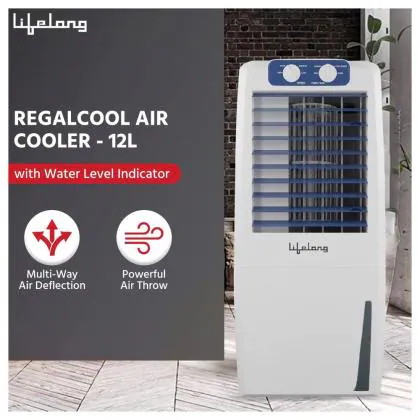 Lifelong 12 Litre Table top Air Cooler RegalCool LLAC10 (Highly Portable, Superior Air delivery ...