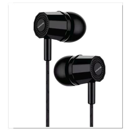 Kratos KR E02 Thump Ear Wired Earphone with Mic, 3.5 mm jack, Dynamic ...