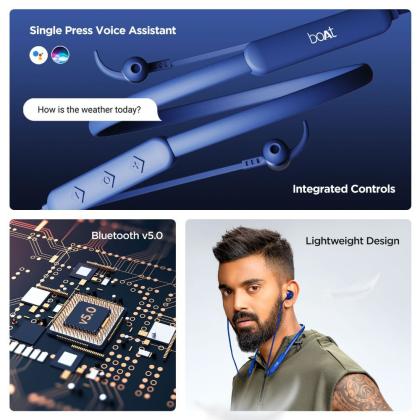 boAt Rockerz 255 Pro Wireless Neckband Earphone with Up to 10 Hours ...