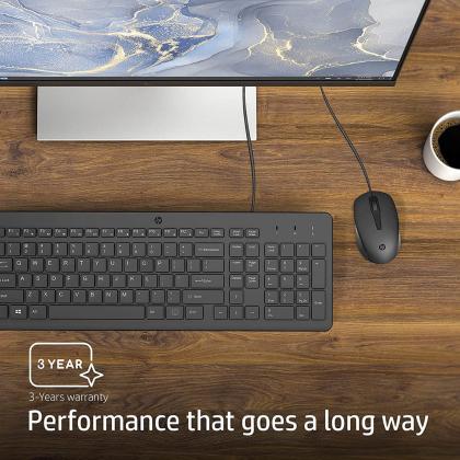 HP 150 Wired Keyboard and Mouse Combo (240J7AA) - JioMart