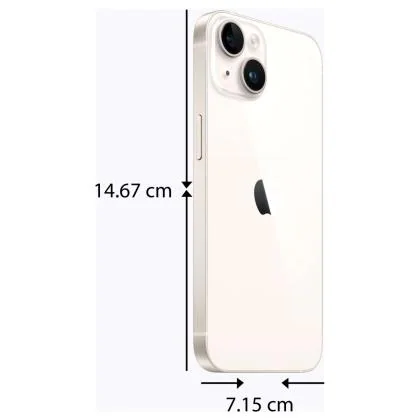 Apple iPhone 14 Plus 256 GB, Starlight - JioMart