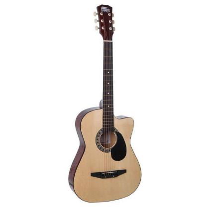 Intern INT-38C Acoustic Guitar, Natural - JioMart