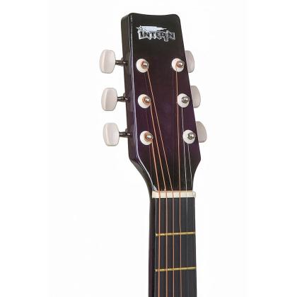Intern INT-38C Acoustic Guitar, Violet - JioMart
