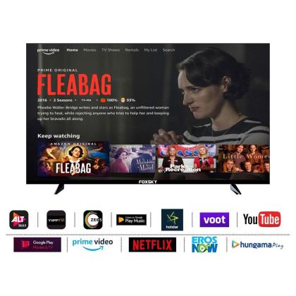 Foxsky 80 cm (32 inch) HD Ready LED Smart TV, 2K FHD Series 32FS-VS ...
