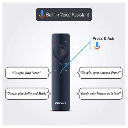 Foxsky 108 cm (43 inch) Full HD LED Smart TV, 2K FHD Series 43FS-VS ...