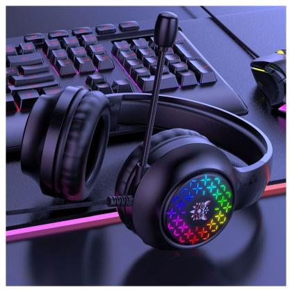 Onikuma X7 Pro Wired Gaming Headphone with Noise Cancellation, Black ...