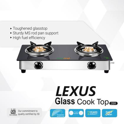 Greenchef Lexus 2 Burner Glass Top Cooktop Hob - JioMart