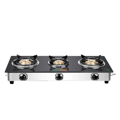 Greenchef Lexus 3 Burner Glass Top Cooktop Hob - JioMart
