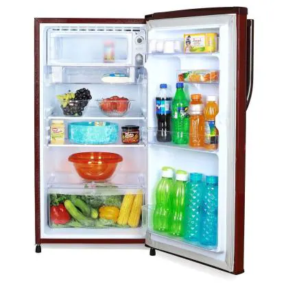 Onida 190 Litre 3 Star Single Door Refrigerator, Floral Red RDS1903R ...