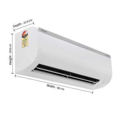 DAIKIN MTKL35TV 1 Ton 3 Star Inverter Split AC (Copper condenser ...