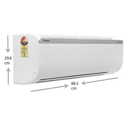 Daikin 1.5 Ton 5 Star Inverter Split AC, FTKM50U (100 Percent Copper, PM 2.5 Air Purification ...