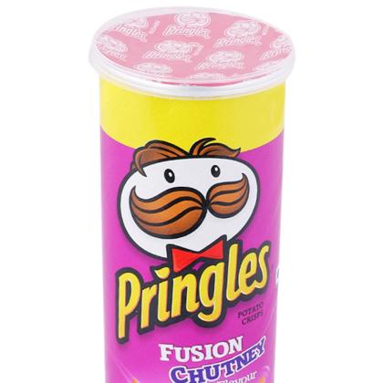 Pringles Fusion Chutney Flavoured Potato Crisps 110 g - JioMart