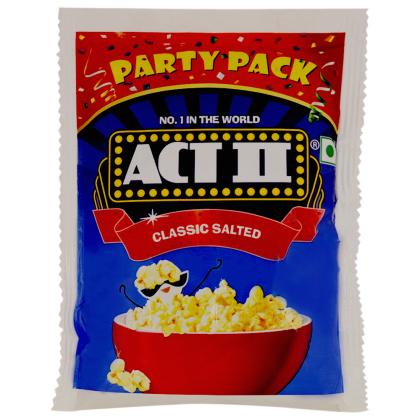 Act II Classic Salted Instant Popcorn 150 g (Party Pack) - JioMart