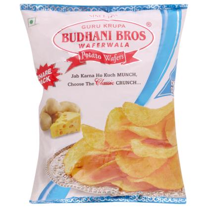Budhani Bros Cheese Potato Wafers 60 g - JioMart