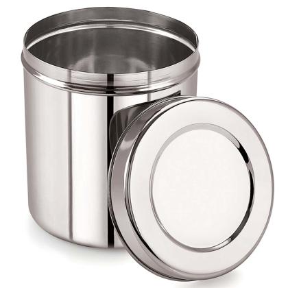 Home One Stainless Steel Ubha Dabba (Size 14) - JioMart
