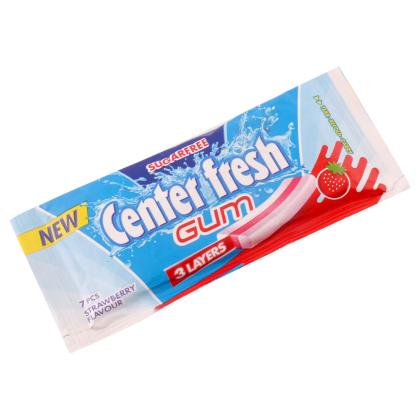 Center Fresh 3 Layer Strawberry Chewing Gum 12.6 g - JioMart