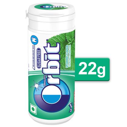 Orbit Sugar Free Spearmint Chewing Gum 22 g - JioMart