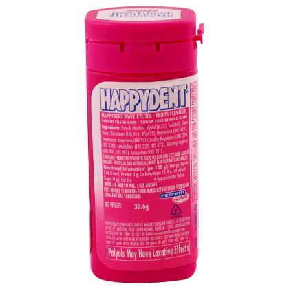 Happydent Wave Sugarfree Fruit Chewing Gum 30 g - JioMart