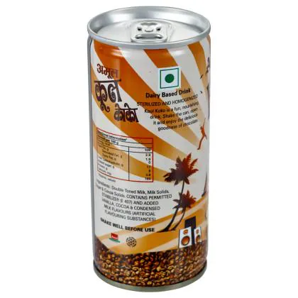 Amul Kool Koko Chocolate Flavoured Milk 200 ml (Can) - JioMart