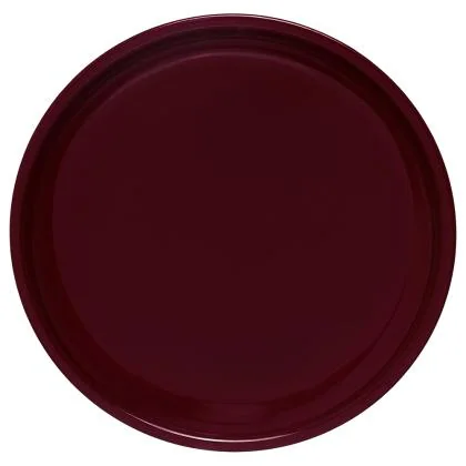 SignoraWare Maroon Round Plastic Full Plate (Set of 3) - JioMart