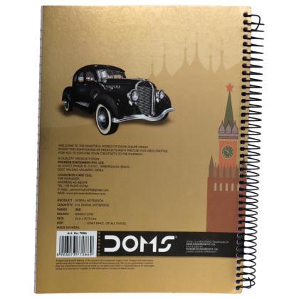 Doms Spiral Bind 6 Subject Notebook (300 pgs) - JioMart