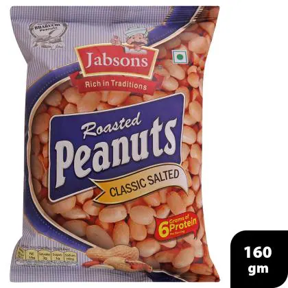 Jabsons Classic Salted Roasted Peanuts 160 g - JioMart