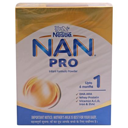 Nestle Nan Pro 1 Infant Formula Powder upto 6 months 400 g - JioMart